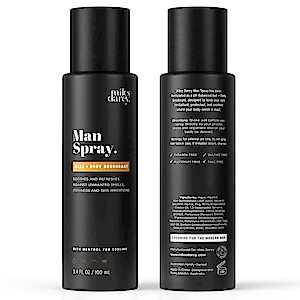 MILES DARCY Man Spray - Body & Ball Deodorant For Men - Protecting & Refreshing Against Odors, Itchiness, Skin Irritations, Chafing & Sweating