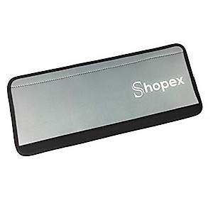 Shopping Cart Handle Cover by Shopex, Cover for Grocery Cart, Buggy and Trolley Handles | Safe for Adults, Babies and The Environment | Eco-Friendly and Reusable | 16 Inches Long | Grey