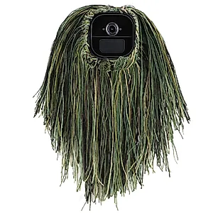 Ghillie Skin Compatible with Arlo GO Smart Security Home Camera, Ghillie Cover for Arlo GO Wire-Free Cameras, Camouflage