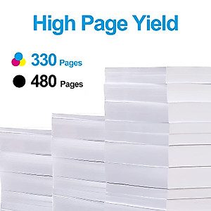 VAKER Remanufactured Ink Cartridge 61 Replacement for HP 61XL 61 for HP Envy 4500 5530 5534 5535 Deskjet 1000 1055 1056 1010 1510 1512 2540 3050 Officejet 2620 2621 4630 Printer (1 Black 1 Tri-Color)