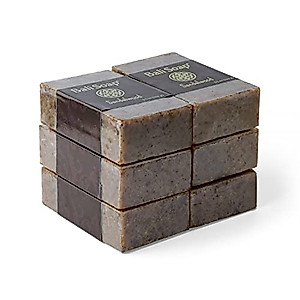 Bali Soap - Sandalwood Natural Soap - Bar Soap for Men & Women - Bath, Body and Face Soap - Vegan, Handmade, Exfoliating Soap - 6 Pack, 3.5 Oz each