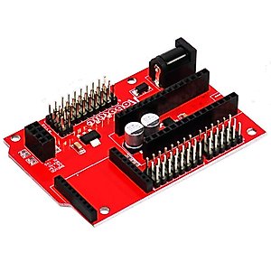 Hailege Nano IO WiFi Shiled for Nano V3.0 ATmega328P IO WiFi Expansion Board Compatible to Zigbee Xbee NRF24L01 Support by 7-12V External Power Supply