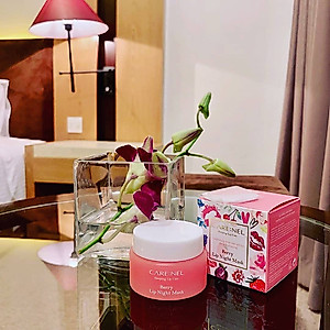 CARENEL Berry Lip Sleeping Mask 23g - Lip gloss and Moisturizers Long lasting Night Treatments Lip care balm Chapped cracked lips dry lips for girls, women and Men (Berry)