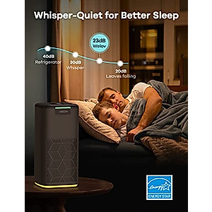 Welov P200S Air Purifiers for Home Large Room with An Extra H13 True HEPA Pet Care Filter Bundle