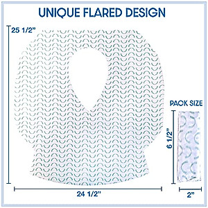 Handy Basix XL Full Coverage Disposable Toilet Seat Covers for Kids, Adults & Potty Training, Waterproof, 20 Pcs - Single Wrapped (Curves)