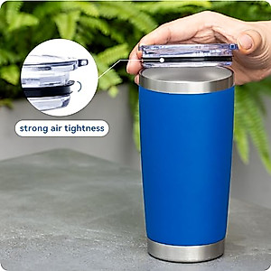 Prurex 20 oz Replacement Lid Spill Proof Splash Resistant Slider Lids for Yeti Rambler, BJPKPK and More,Straw Friendly,BPA-free(2 pack)