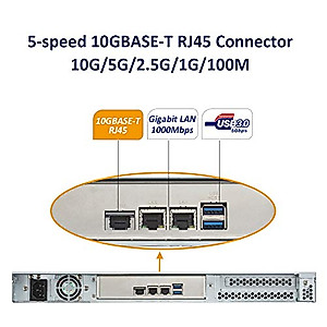 TERRAMASTER U4-111 10GbE NAS 4-Bay Network Storage Server Enterprise-Class Apollo Quad Core 1.5GHz Plex Media Server (Diskless)
