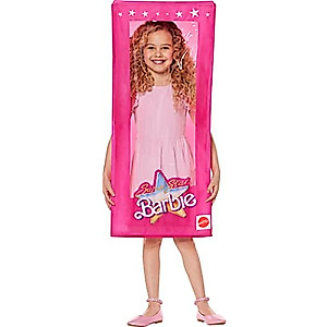 InSpirit Designs Kids Barbie Box Costume | Officially licensed | 21 total pieces | Wearable pink box with elasticized poles | Velcro closure