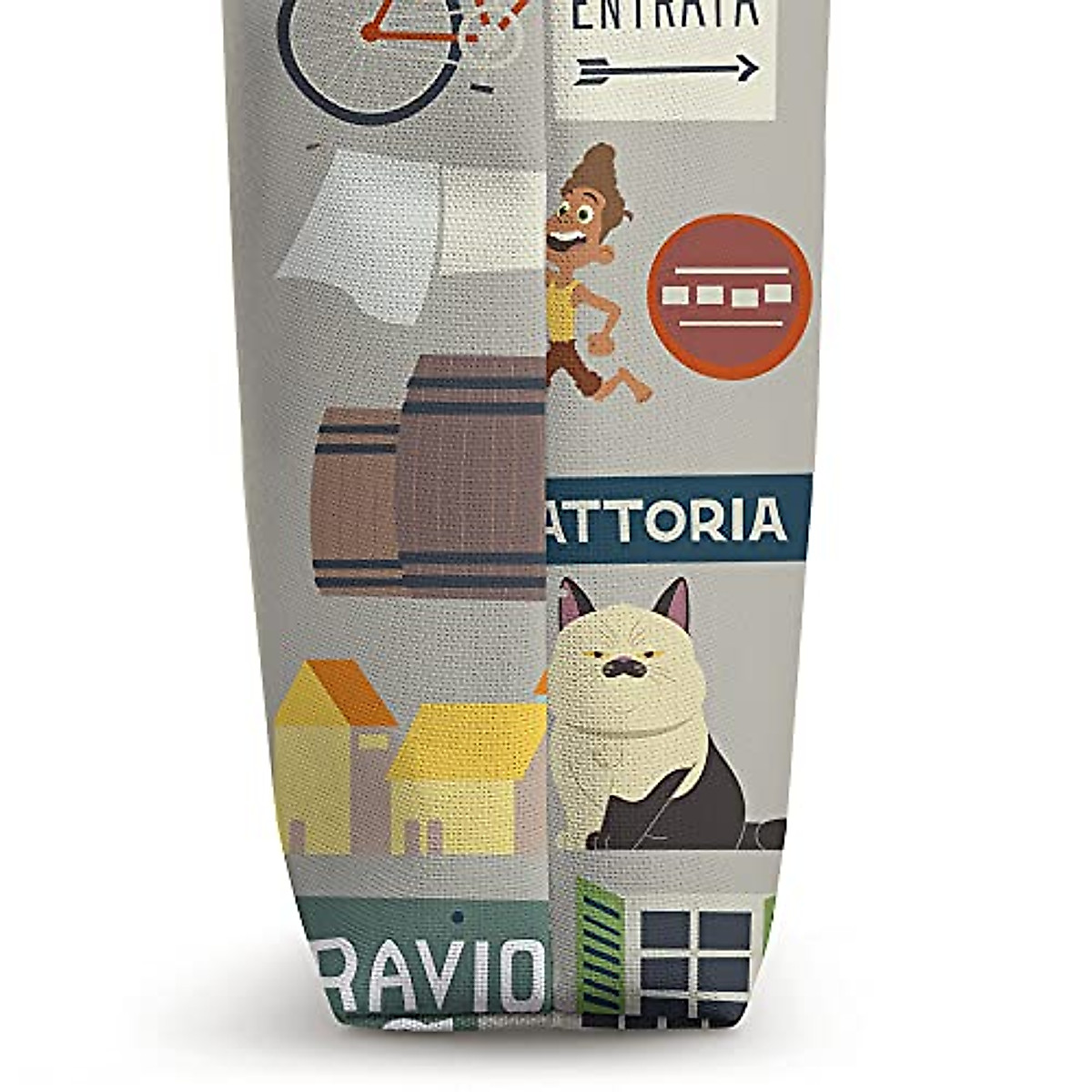 Disney Pixar Luca Italia Land Icons Tote Bag