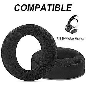 GVOEARS Ear Pads Cushions Replacement for Sony Playstation 5 PS5 Pulse 3D Wireless Headset (Velour)