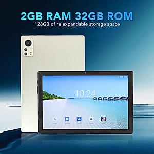 Pomya 10.1 Inch Tablet for Android 8.1, 1280x800 HD IPS 4G Calling Tablet Support 2.4G 5G WiFi, 2GB RAM 32GB ROM, Octa Core 4000mAh Type C Tablet with Front 5MP Rear 13MP for Daily (Green)