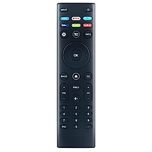 XRT140L Replacement Remote Control Applicable for Vizio Smart TV D24h-J09 D24f-J09 D32h-J09 D32f-J04 D40f-J09 D43f-J04 D24f4-J01 D32f4-J01 OLED55-H1 OLED65-H1 P65QX-H1 P75QX-H1 P85QX-H1