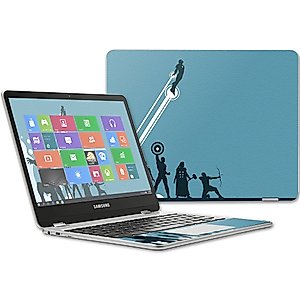 MightySkins Skin Compatible with Samsung Chromebook Plus 12.3"(2017 - Super Squad | Protective, Durable, and Unique Vinyl Decal wrap Cover | Easy to Apply, Remove, and Change Styles | Made in The USA