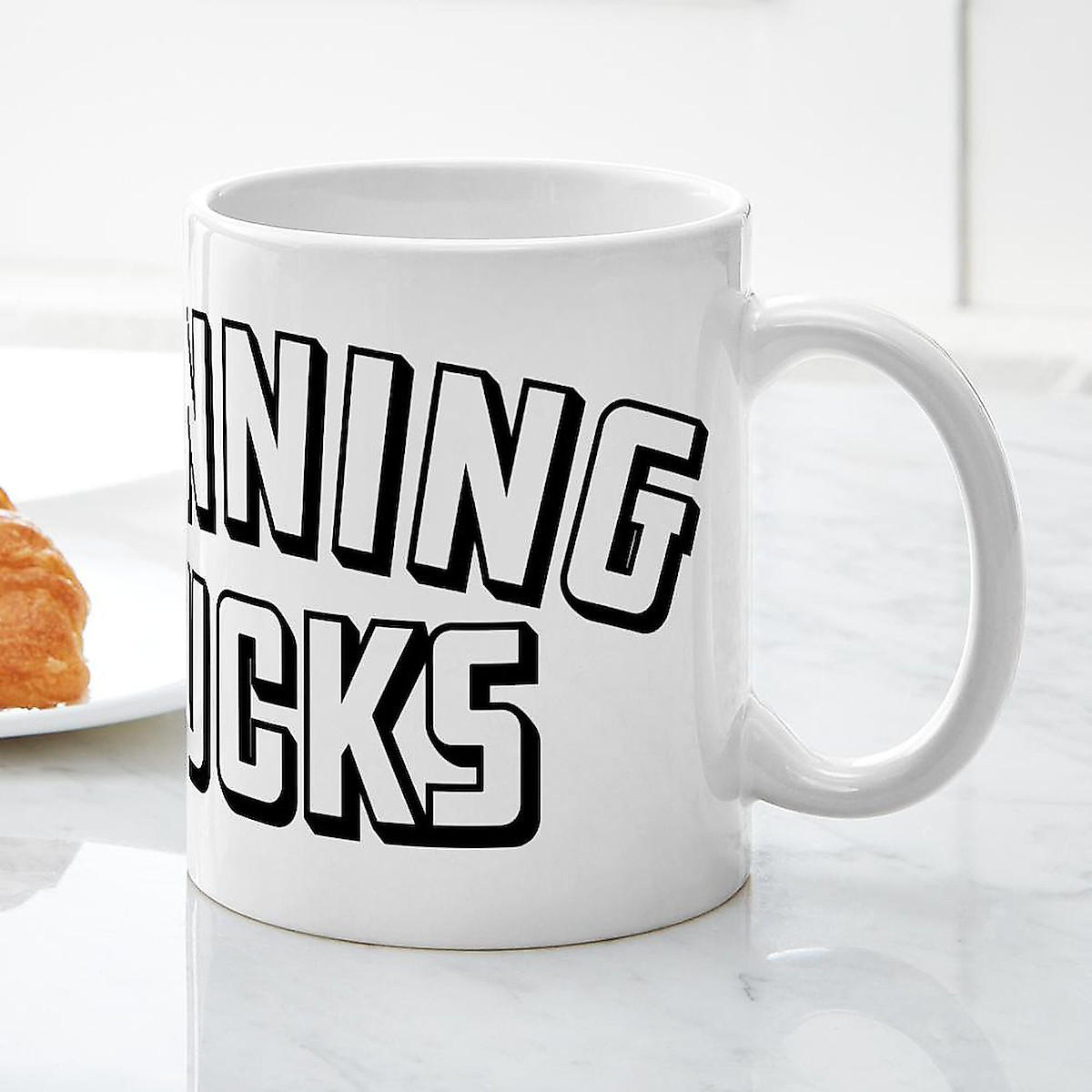 CafePress Running Sucks Ceramic Coffee Mug, Tea Cup 11 oz