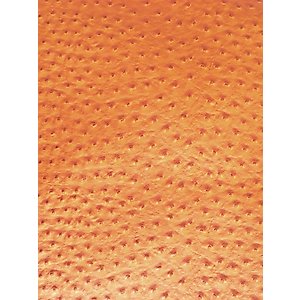 DuroLast™ Classic Ostrich Upholstery Vinyl Fabric Sold by The Yard 2 Tone Embossed Raised DIY Upholstery Accessories Apparel (Orange)