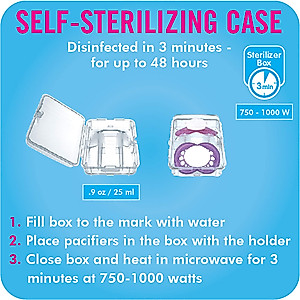 MAM Original Day & Night Baby Pacifier, Nipple Shape Helps Promote Healthy Oral Development, Glows in the Dark, 6-16 Months, Unisex,3 Count (Pack of 1)