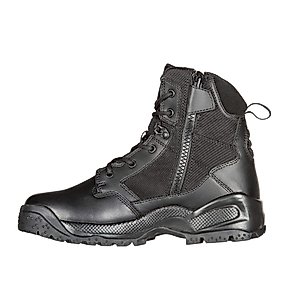 5.11 Tactical Men's ATAC 2.0 6" Side Zip Military Boot, Black, 8 Regular, Style 12394