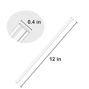 CXLL 6 Pcs Replacement Straw for Stanley Adventure Quencher 40 oz 30 oz Cup Tumbler,Straws with Cleaning Brush for Stanley Accessories