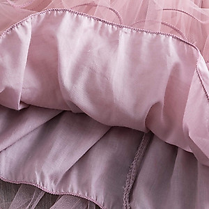 HNXDYY Flower Girl Princess Dress Tutu Sleeveless Birthday Party Summer Baby Clothes 678 Pink 2-3 Years