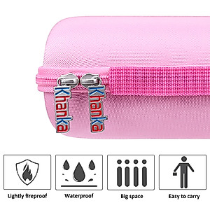 khanka Hard Travel Case Replacement for SOWO Surgeboom 2 Outdoor Portable Bluetooth Speaker, Wireless IPX7 Waterproof Speaker, Case Only (Pink)