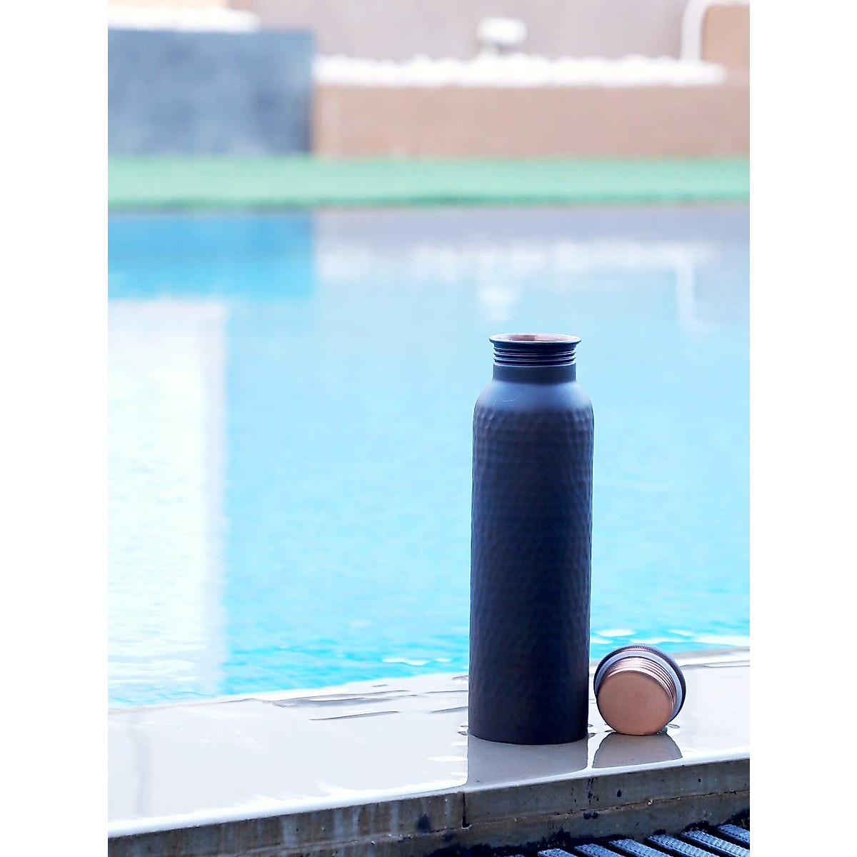 Staglife Copper Water Bottles for Drinking Water for Men Women - Pure Copper Water Bottle Drinking Jug - Copper Vessel Dispenser - 33 Ounces