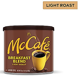 McCafe Breakfast Blend Light Roast Ground Coffee (30 Ounce Canister)