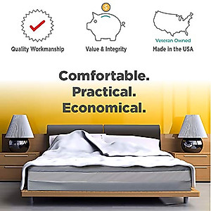 NAMC Urine and Waterproof – Adult Full XL (80" Long) Bedwetting Mattress Grey