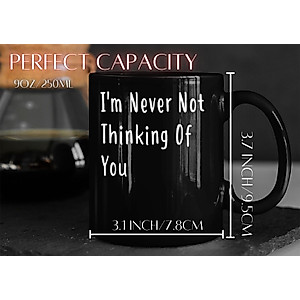 Onebttl Funny Gifts for Girlfriend Wife, Girlfriend Gifts for Her, Birthday Gift for Girlfriend Wife from Boyfriend Husband, 12oz Heat Sensitive Magic Coffee Mug- But