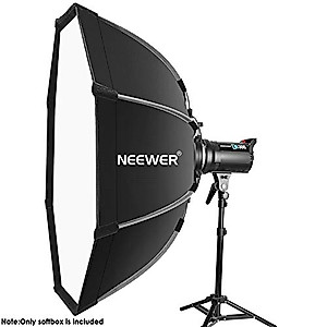 NEEWER 35.4''/90cm Octagonal Softbox Quick Release, with Bowens Mount, Carrying Bag Compatible with Neewer CB60 CB100 CB150 Vision 4 S101-300W/400W and Other Bowens Mount Light -SF-RPBO36