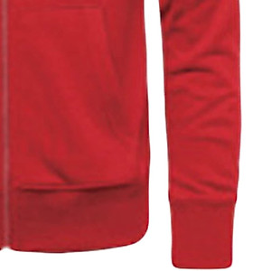 Maiyifu-GJ Men's Full Zip Long Sleeve Hoodies Lightweight Slim Fit Solid Color Hoodie Hooded Sweatshirt With Kanga Pocket (Red,X-Large)