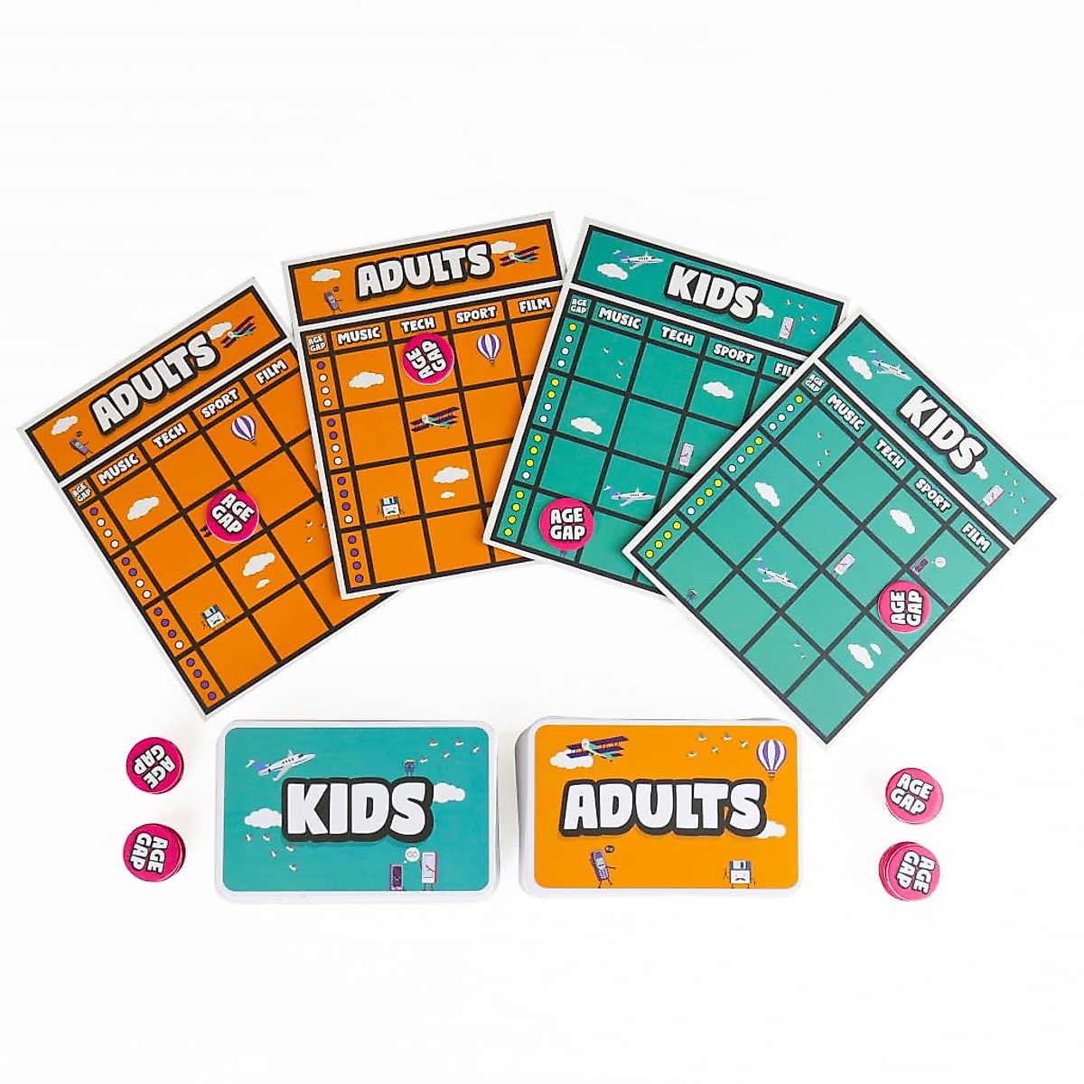 Age Gap - The Kids vs Adults Trivia Game