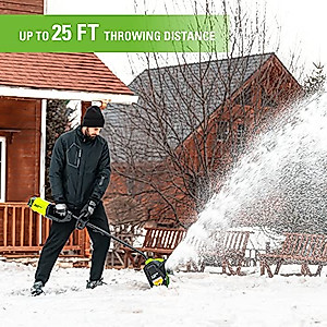 Greenworks 80V (75+ Compatible Tools) 12” Brushless Cordless Snow Shovel, 2.0Ah Battery and Charger Included