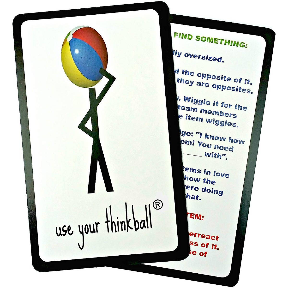 Use Your Thinkball Creative Scavenger Hunt Game for The Brainy, The Clever, The Resourceful