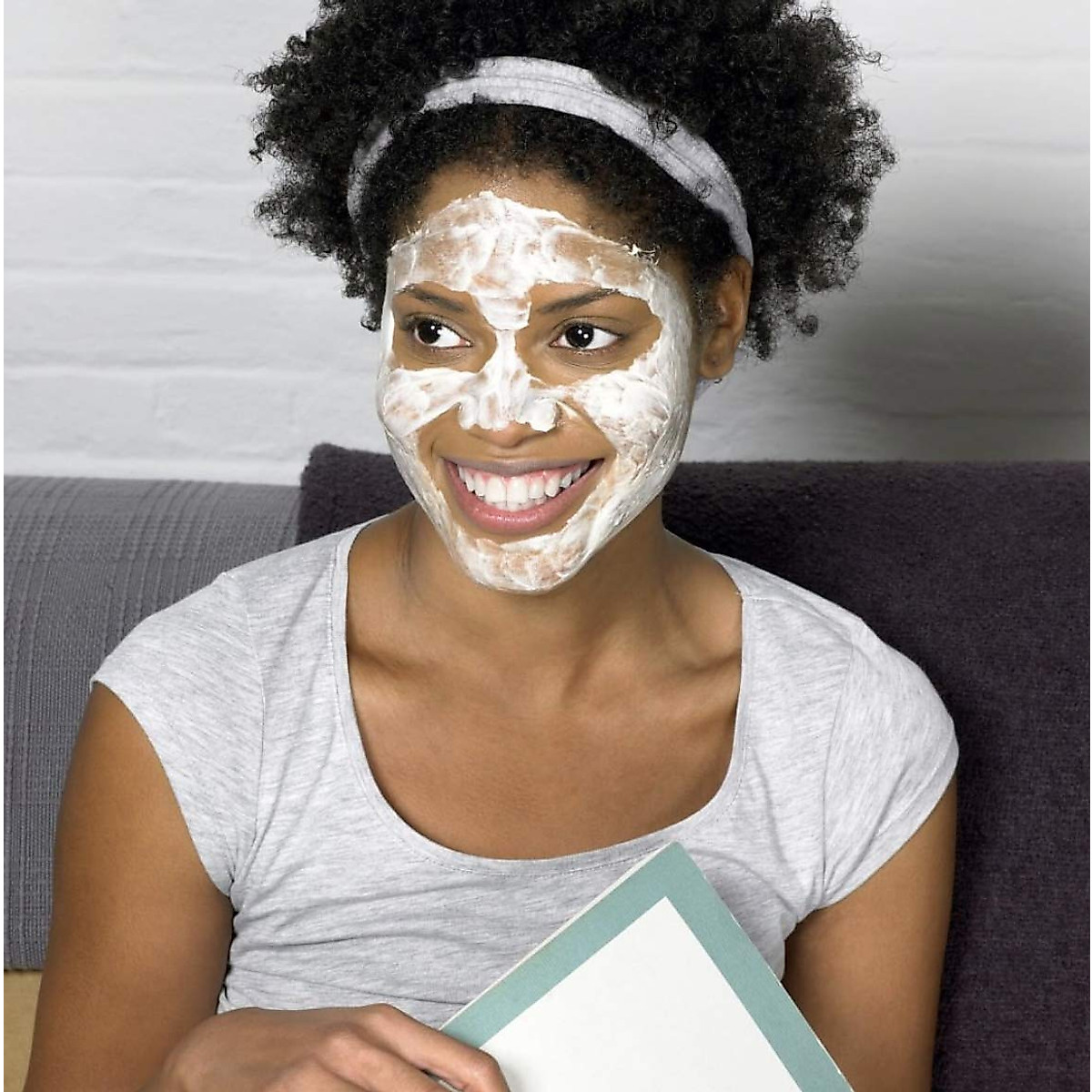 Bella & Bear the tropics face mask, White, 7.7 Ounce