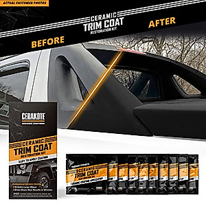 CERAKOTE® Ceramic Trim Coat Kit - Quick Plastic Trim Restorer - Guaranteed Restoration to Last Over 200 Washes – A Ceramic Coating, Not a Dressing