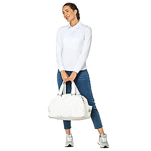 ISEEGZ Golf Polo Shirts for Women, Women's Long Sleeve Shirt Blouses, Dressy and Casual Women's Tops for Daily Work Sports, Comfortable Fitted & Quick Dry Apparel