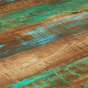 WHOPBXGAD Dining Table,Wooden Kitchen Table, Dining Room Counter Suitable for Small Spaces, Flats, Bars, Restaurants,43.3"x29.5" Solid Wood Reclaimed