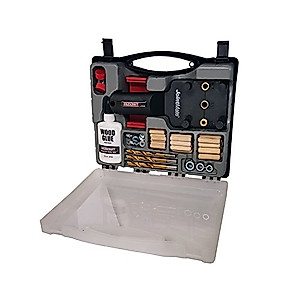 Milescraft 1309 DowelJigKit - Complete Doweling Kit with Dowel Pins and Bits