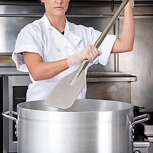 SPARTA Stainless Steel Mixing Paddle, Dishwasher Safe with Long Handle for Kitchen, Cooking, 60 Inches, Silver, (Pack of 6)