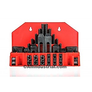 58 Pc Pro-Series 7/16" T-Slot Clamping Kit Bridgeport Mill Set Up Set 3/8-16