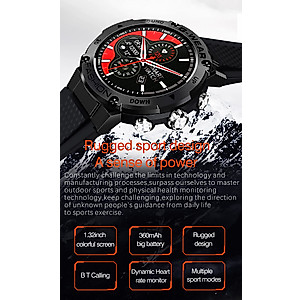 Smart Watches for Men Activity Fitness Tracker Smartwatch with Bluetooth Call Blood Pressure Heart Rate SpO2 Sleep Monitor Pedometer Waterproof Sport Watches Compatible with Android iOS Phone…