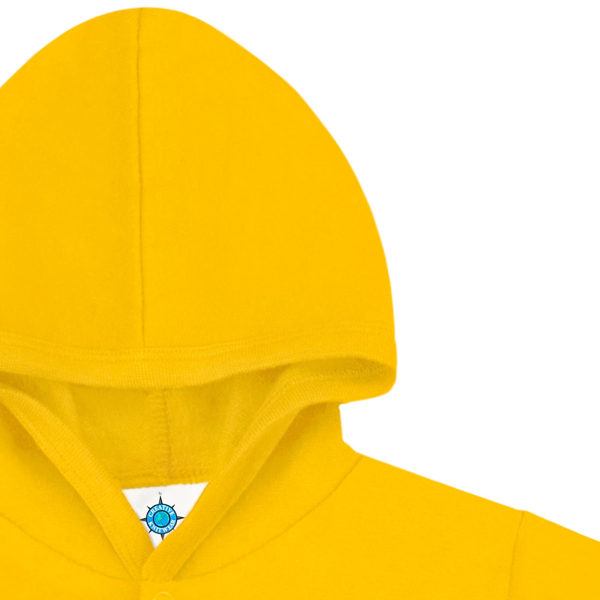 College Baby NCAA Officially Licensed Snap Hooded Jacket - Michigan Wolverines Block M Logo - Gold - 3T