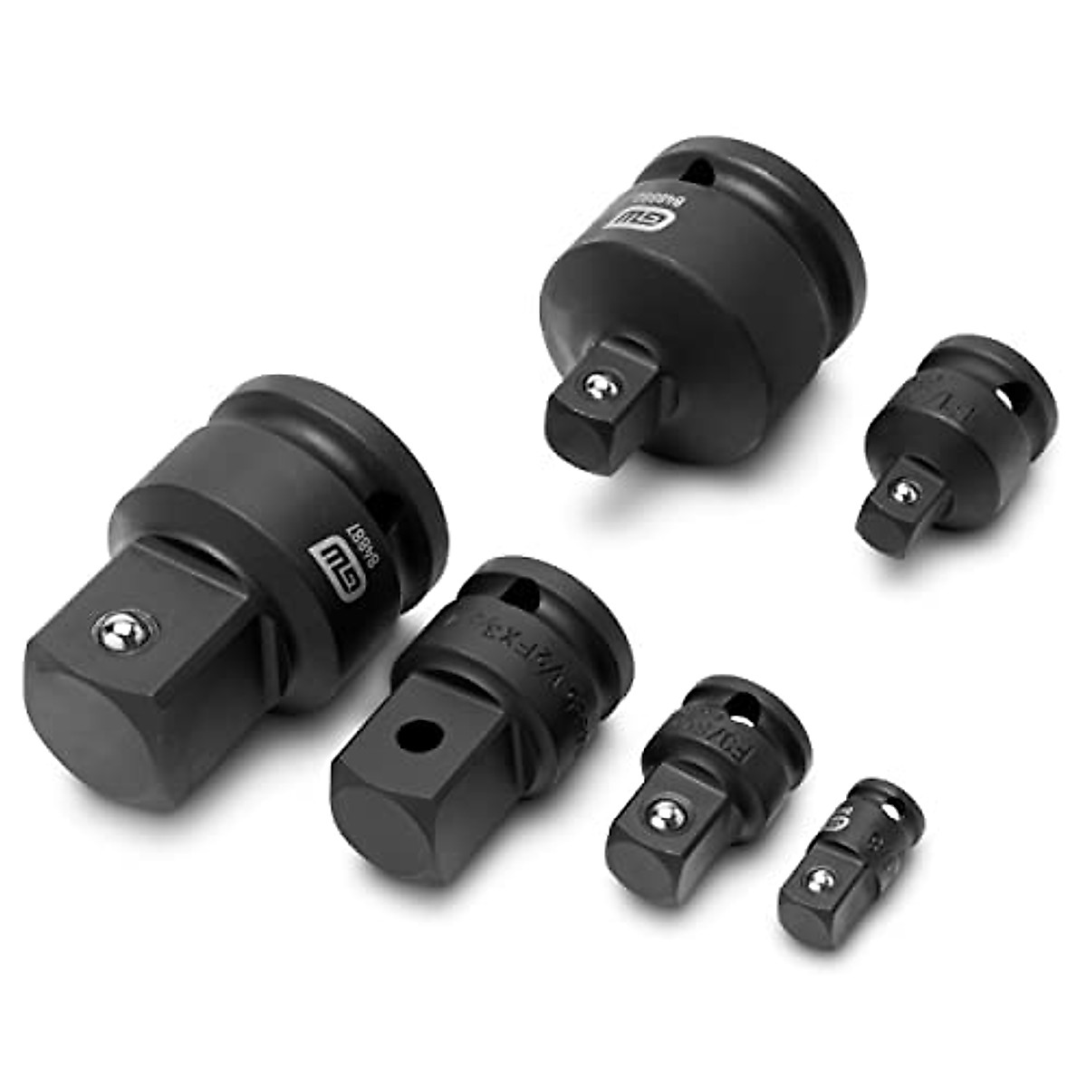 GEARWRENCH 6 Piece 1/4", 3/8", 1/2", 3/4" Drive Impact Adapter Set - 84928A-07