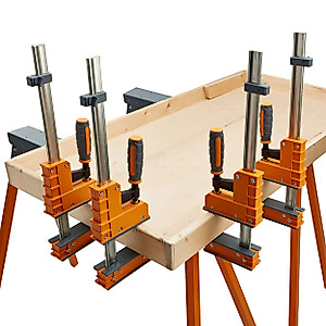 Bora 50" Parallel Clamp Set, 2 Pack of Woodworking Clamps with Rock-Solid, Even Pressure, 571150T