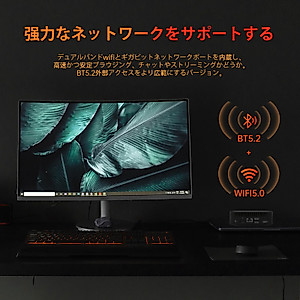 Mini PC N100 Intel N100 (4C/4T, 3.4GHz) 16GB DDR4 RAM 512GB SSD，USB-C*2 Full function/Win11 Pro/ WIFI5/ Bluetooth 5.2/ RJ45/USB*4 / HDMI*2 /Type-c*2 4K@60Hz Triple Display, Power Saving Computer