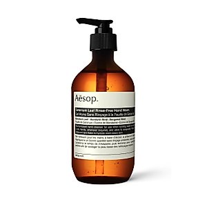 Aesop Geranium Leaf Rinse-Free Hand Wash | Aromatic, Alcohol-Based Gel with Purifying and Hydrating Properties | Cleanses without Water | 16.9 oz