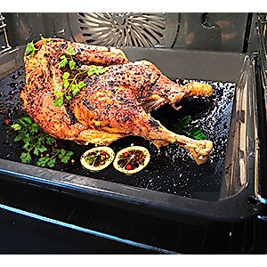 BBQ Grill Sheets Mat ,100% Non Stick Safe ,Extra Thick,Reusable and Dishwasher safe, 3 piece of (13"x15.75")