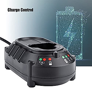 Replacement Charger for Makita, 10.8V 12V Lithium Battery Charger for Makita with LED Indicator DC10WA DF030D (US Plug)