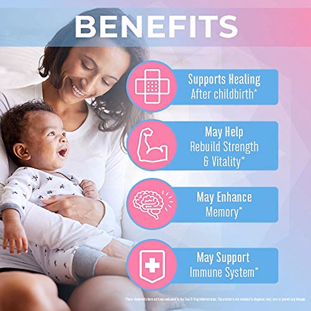 Vegan Postnatal Probiotic by MaryRuth's - Capsules Loaded with Essential Nutrients for Breastfeeding Moms - Nursing Probiotics with Vitamins, Minerals & Antioxidants for Mother & Child - 30 Servings