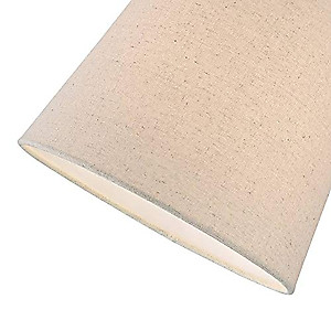 360 Lighting Seneca Modern Standing Floor Lamp 56" Tall Dark Bronze Brown Twin Arm Adjustable Gooseneck Neutral Cotton Drum Shade for Living Room Reading House Bedroom Home